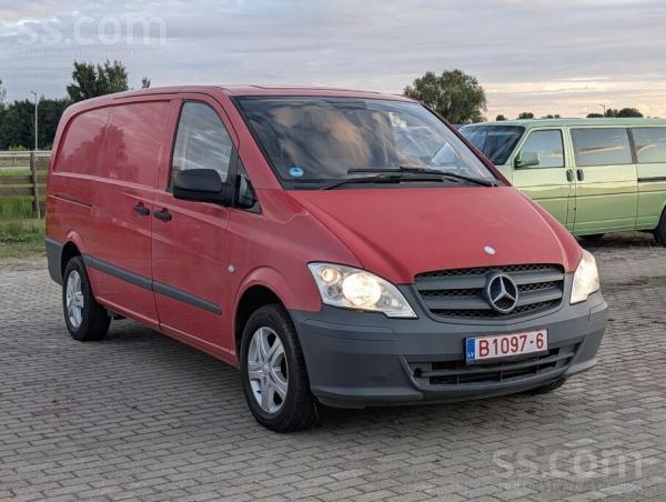 Red Mercedes-Benz Vito 2010 in Liepaja, with an engine capacity of 2.20 L and mileage of 277 thousand km for 5800 €, photo 2 on AUTOMOTO.COM.LV