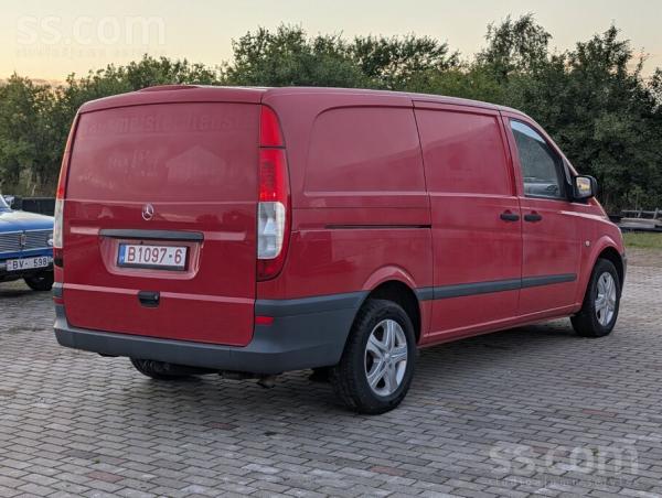 Red Mercedes-Benz Vito 2010 in Liepaja, with an engine capacity of 2.20 L and mileage of 277 thousand km for 5800 €, photo 3 on AUTOMOTO.COM.LV