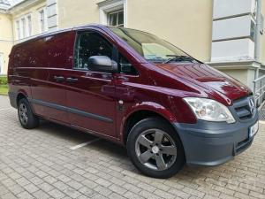 Sarkans Mercedes-Benz Vito 2011 Jelgava, ar dzinēja tilpumu 2.20 L un nobraukumu 326 tūkst. km par 7744 €, foto  vietnē AUTOMOTO.COM.LV