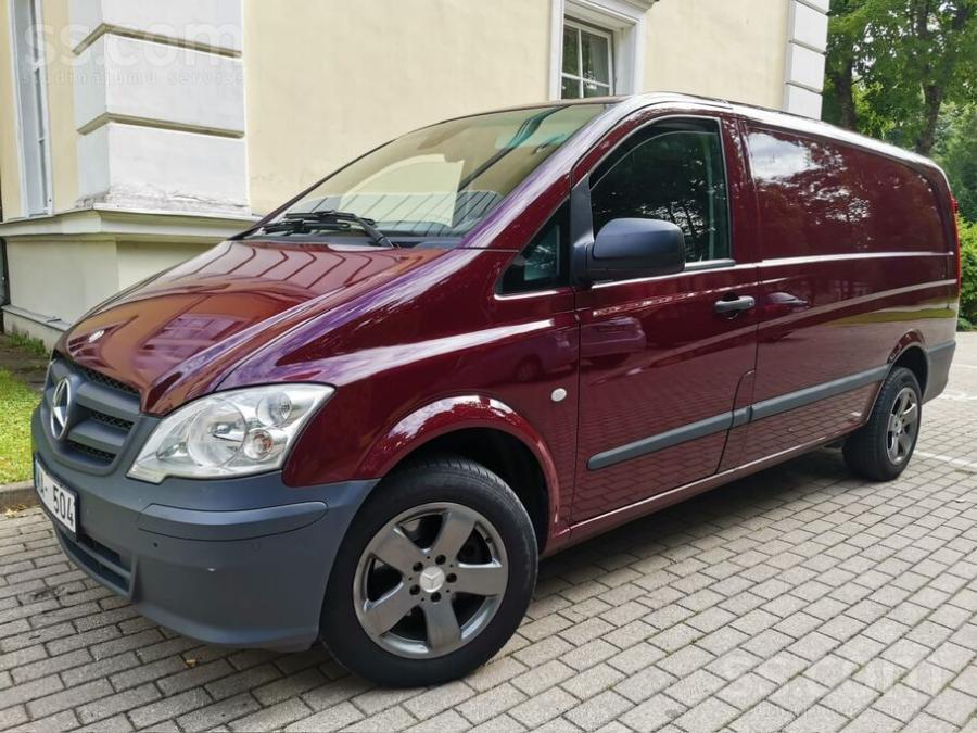 Sarkans Mercedes-Benz Vito 2011 Jelgava, ar dzinēja tilpumu 2.20 L un nobraukumu 326 tūkst. km par 7744 €, foto 3 vietnē AUTOMOTO.COM.LV