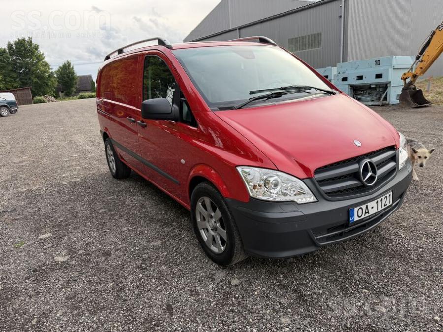 Sarkans Mercedes-Benz Vito 2013 Rēzekne, ar dzinēja tilpumu 2.20 L un nobraukumu 260 tūkst. km par 10000 €, foto 3 vietnē AUTOMOTO.COM.LV