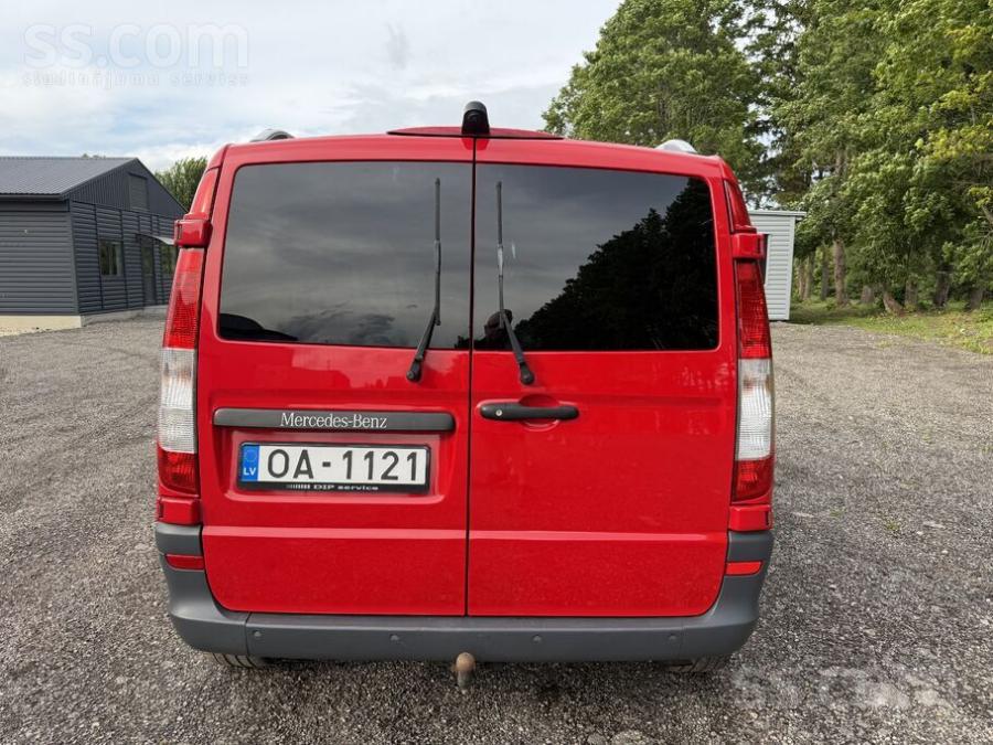 Sarkans Mercedes-Benz Vito 2013 Rēzekne, ar dzinēja tilpumu 2.20 L un nobraukumu 260 tūkst. km par 10000 €, foto 10 vietnē AUTOMOTO.COM.LV