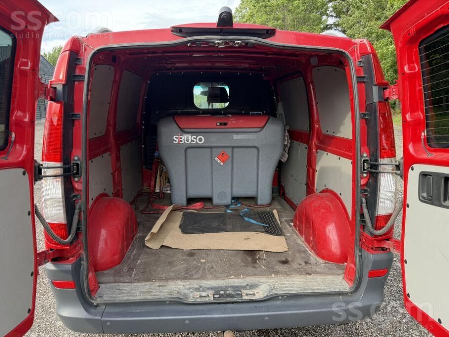 Sarkans Mercedes-Benz Vito 2013 Rēzekne, ar dzinēja tilpumu 2.20 L un nobraukumu 260 tūkst. km par 10000 €, foto 12 vietnē AUTOMOTO.COM.LV