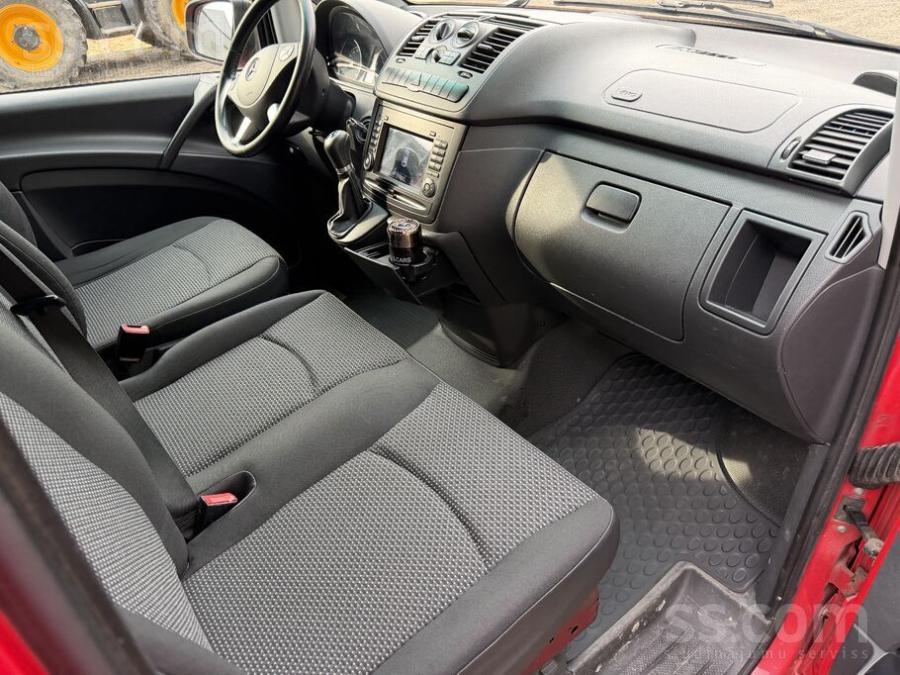 Sarkans Mercedes-Benz Vito 2013 Rēzekne, ar dzinēja tilpumu 2.20 L un nobraukumu 260 tūkst. km par 10000 €, foto 13 vietnē AUTOMOTO.COM.LV