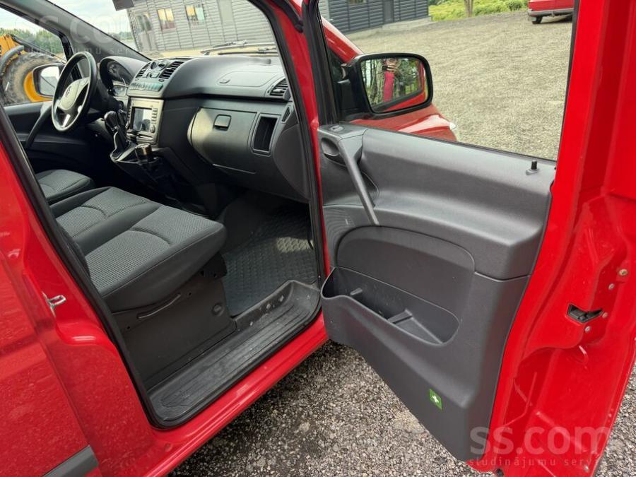 Sarkans Mercedes-Benz Vito 2013 Rēzekne, ar dzinēja tilpumu 2.20 L un nobraukumu 260 tūkst. km par 10000 €, foto 14 vietnē AUTOMOTO.COM.LV