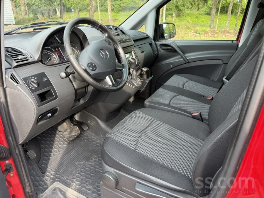 Sarkans Mercedes-Benz Vito 2013 Rēzekne, ar dzinēja tilpumu 2.20 L un nobraukumu 260 tūkst. km par 10000 €, foto 17 vietnē AUTOMOTO.COM.LV