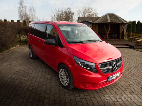 Red Mercedes-Benz Vito 2015 in Dobele, with an engine capacity of 2.10 L and mileage of 212 thousand km for 15000 €, photo 1 on AUTOMOTO.COM.LV