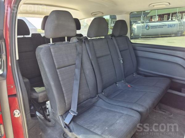 Red Mercedes-Benz Vito 2016 in Tukums, with an engine capacity of 2.10 L and mileage of 188 thousand km for 10000 €, photo 7 on AUTOMOTO.COM.LV