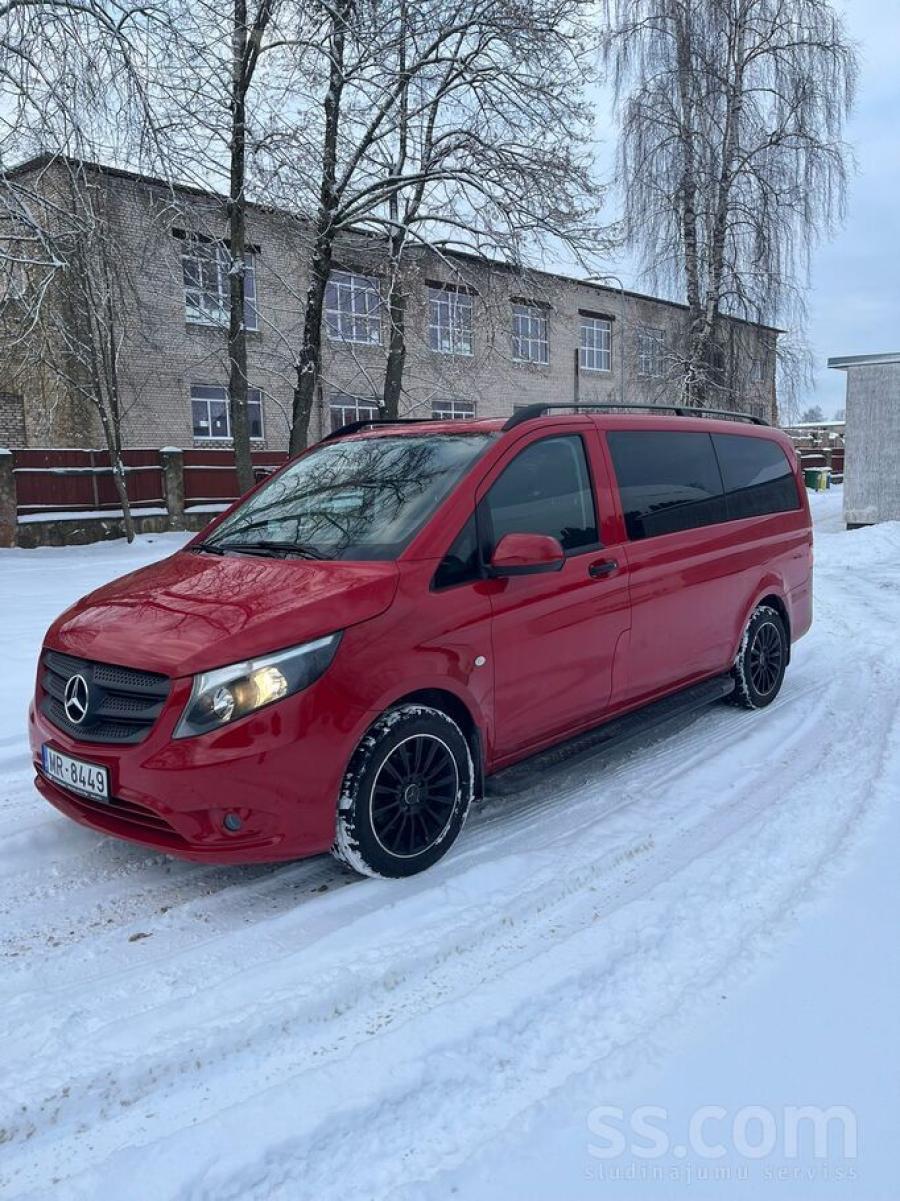 Sarkans Mercedes-Benz Vito 2020 Jelgava, ar dzinēja tilpumu 2.00 L un nobraukumu 90 tūkst. km par 26000 €, foto 5 vietnē AUTOMOTO.COM.LV