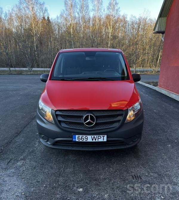 Sarkans Mercedes-Benz Vito 2020 Tallina, ar dzinēja tilpumu 2.10 L un nobraukumu 193 tūkst. km par 19840 €, foto 2 vietnē AUTOMOTO.COM.LV