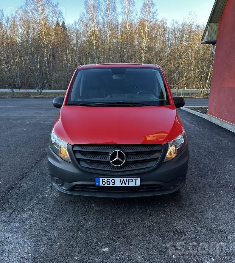Sarkans Mercedes-Benz Vito 2020 Tallina, ar dzinēja tilpumu 2.10 L un nobraukumu 193 tūkst. km par 19840 €, foto 3 vietnē AUTOMOTO.COM.LV