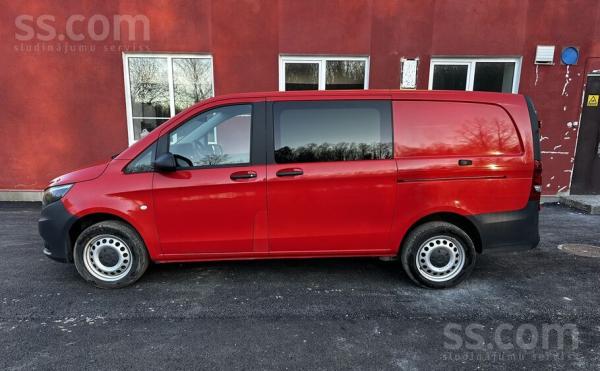 Sarkans Mercedes-Benz Vito 2020 Tallina, ar dzinēja tilpumu 2.10 L un nobraukumu 193 tūkst. km par 19840 €, foto 3 vietnē AUTOMOTO.COM.LV