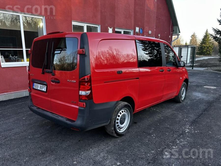 Sarkans Mercedes-Benz Vito 2020 Tallina, ar dzinēja tilpumu 2.10 L un nobraukumu 193 tūkst. km par 19840 €, foto 7 vietnē AUTOMOTO.COM.LV