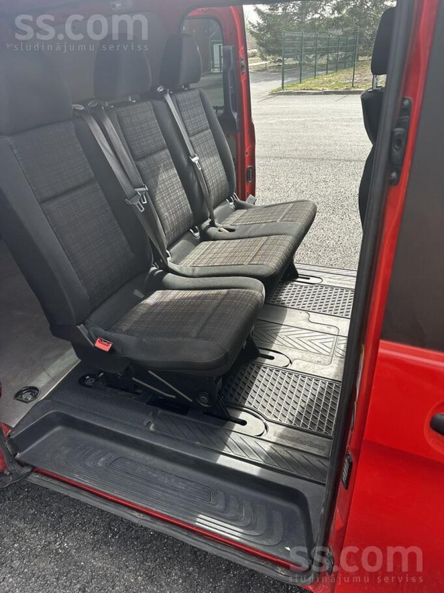 Sarkans Mercedes-Benz Vito 2020 Tallina, ar dzinēja tilpumu 2.10 L un nobraukumu 193 tūkst. km par 19840 €, foto 12 vietnē AUTOMOTO.COM.LV