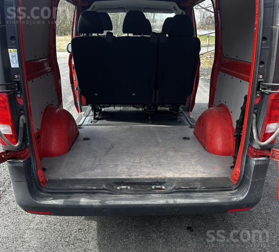 Sarkans Mercedes-Benz Vito 2020 Tallina, ar dzinēja tilpumu 2.10 L un nobraukumu 193 tūkst. km par 19840 €, foto 15 vietnē AUTOMOTO.COM.LV