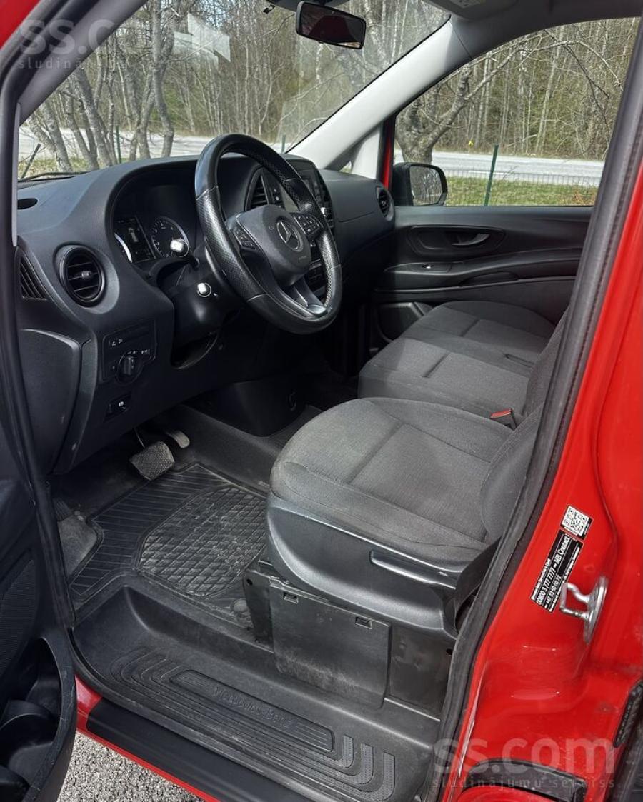 Sarkans Mercedes-Benz Vito 2020 Tallina, ar dzinēja tilpumu 2.10 L un nobraukumu 193 tūkst. km par 19840 €, foto 16 vietnē AUTOMOTO.COM.LV