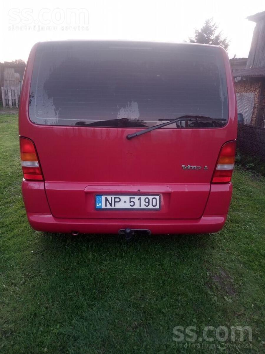 Sarkans Mercedes-Benz Vito 2003 Limbaži, ar dzinēja tilpumu 2.20 L un nobraukumu 250 tūkst. km par 4000 €, foto 1 vietnē AUTOMOTO.COM.LV