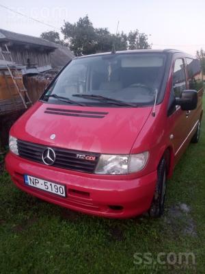 Sarkans Mercedes-Benz Vito 2003 Limbaži, ar dzinēja tilpumu 2.20 L un nobraukumu 250 tūkst. km par 4000 €, foto 5 vietnē AUTOMOTO.COM.LV