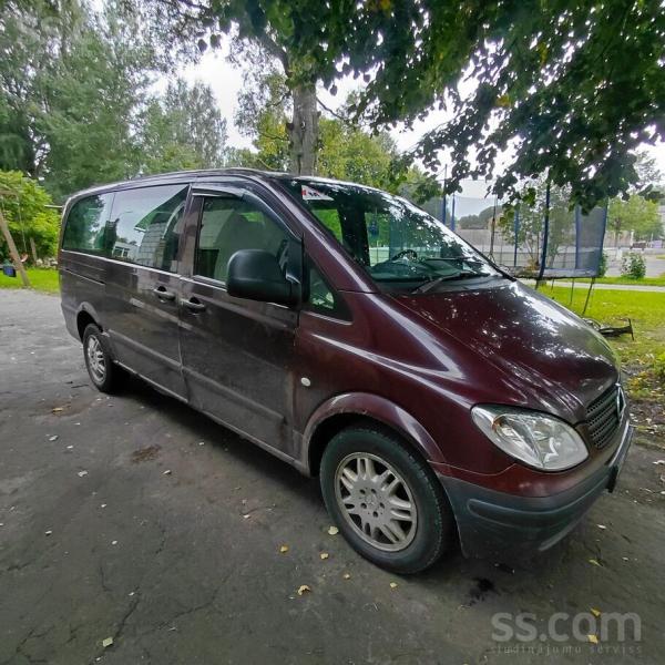 Red Mercedes-Benz Vito 2006 in Ventspils, with an engine capacity of 2.20 L and mileage of 500 thousand km for 2500 €, photo 1 on AUTOMOTO.COM.LV