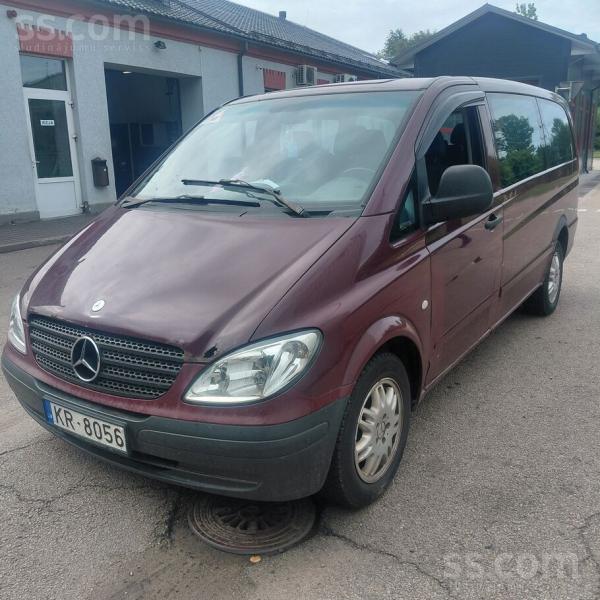 Red Mercedes-Benz Vito 2006 in Ventspils, with an engine capacity of 2.20 L and mileage of 500 thousand km for 2500 €, photo 4 on AUTOMOTO.COM.LV