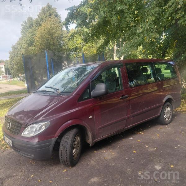 Red Mercedes-Benz Vito 2006 in Ventspils, with an engine capacity of 2.10 L and mileage of 559 thousand km for 2400 €, photo 1 on AUTOMOTO.COM.LV