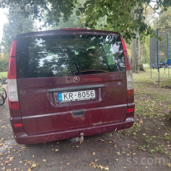 Красный Мерседес Вито 2006 в Вентспилс, объемом двигателя 2.10 л и пробегом 559 тыс. км за 2300 €, фото 6 на AUTOMOTO.COM.LV