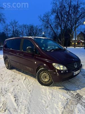 Sarkans Mercedes-Benz Vito 2007 Valmiera, ar dzinēja tilpumu 2.20 L un nobraukumu 501 tūkst. km par 1500 €, foto  vietnē AUTOMOTO.COM.LV