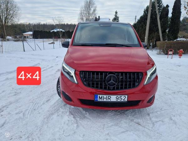 Red Mercedes-Benz Vito 2015 in Siauliai, with an engine capacity of 2.14 L and mileage of 151 thousand km for 11000 €, photo 1 on AUTOMOTO.COM.LV