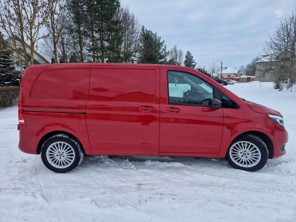 Red Mercedes-Benz Vito 2015 in Siauliai, with an engine capacity of 2.14 L and mileage of 151 thousand km for 11000 €, photo 3 on AUTOMOTO.COM.LV