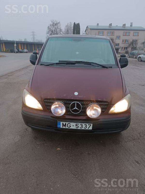 Sarkans Mercedes-Benz Vito 2009 Gulbene, ar dzinēja tilpumu 2.20 L un nobraukumu 448 tūkst. km par 2300 €, foto 1 vietnē AUTOMOTO.COM.LV
