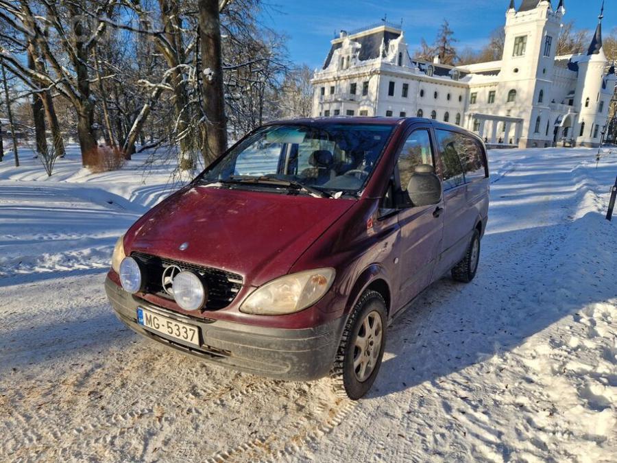 Sarkans Mercedes-Benz Vito 2009 Gulbene, ar dzinēja tilpumu 2.20 L un nobraukumu 449 tūkst. km par 2400 €, foto 1 vietnē AUTOMOTO.COM.LV