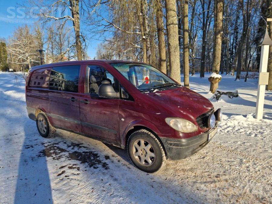 Sarkans Mercedes-Benz Vito 2009 Gulbene, ar dzinēja tilpumu 2.20 L un nobraukumu 449 tūkst. km par 2400 €, foto 3 vietnē AUTOMOTO.COM.LV