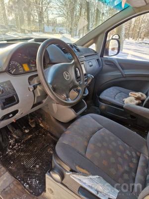 Sarkans Mercedes-Benz Vito 2009 Gulbene, ar dzinēja tilpumu 2.20 L un nobraukumu 449 tūkst. km par 2400 €, foto 9 vietnē AUTOMOTO.COM.LV