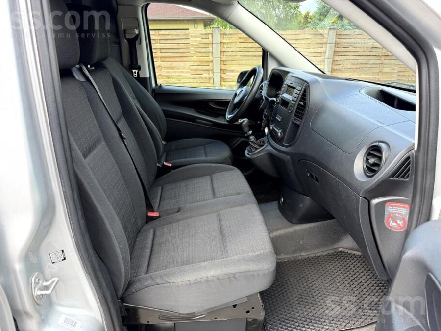 Mercedes-Benz Vito 2016 in Saldus, with an engine capacity of 1.60 L and mileage of 345 thousand km for 9900 €, photo 17 on AUTOMOTO.COM.LV
