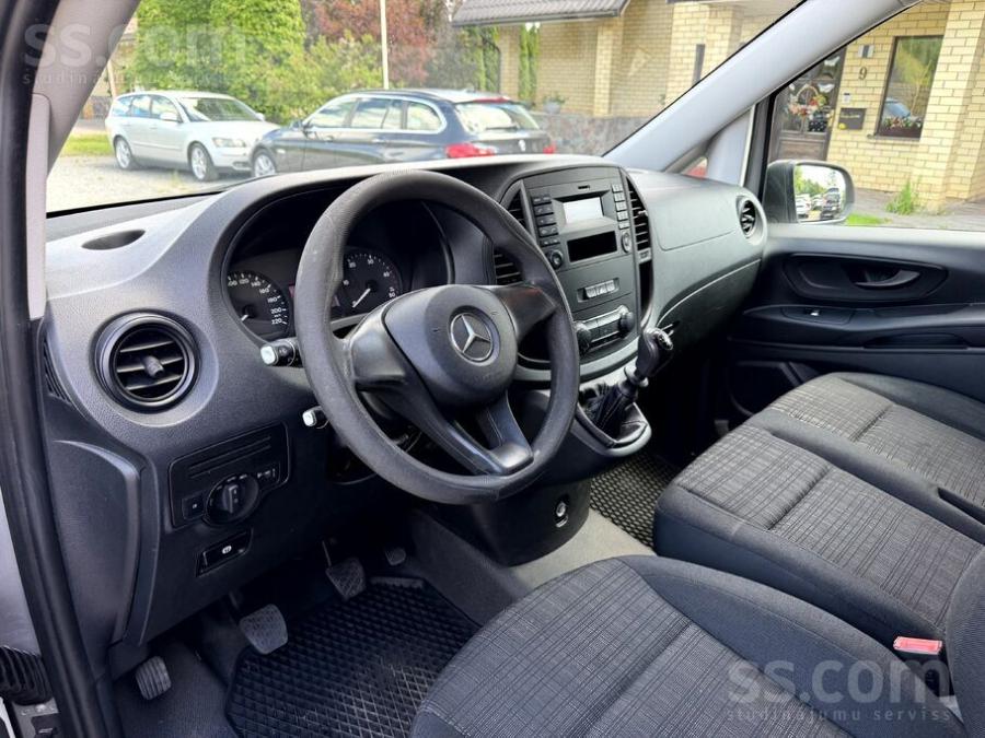 Mercedes-Benz Vito 2016 in Saldus, with an engine capacity of 1.60 L and mileage of 345 thousand km for 9900 €, photo 22 on AUTOMOTO.COM.LV