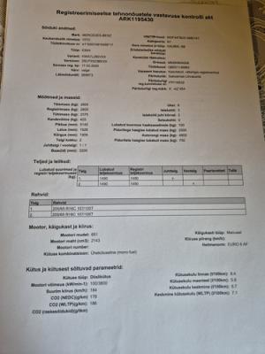 Mercedes-Benz Vito 2020 Tallina, ar dzinēja tilpumu 0.00 L un nobraukumu 261 tūkst. km par 6600 €, foto 8 vietnē AUTOMOTO.COM.LV