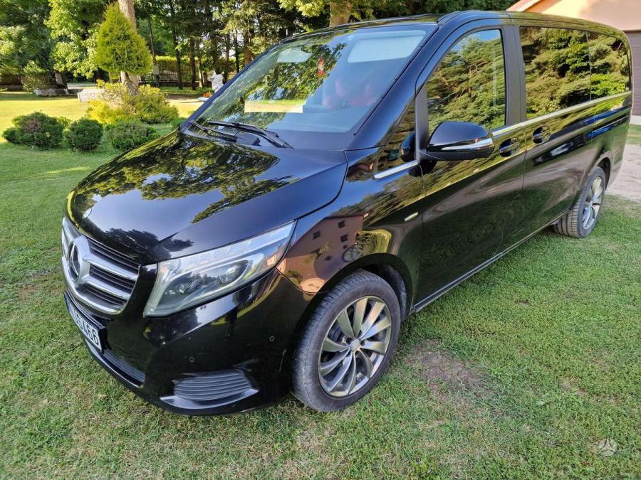Черный Мерседес Vito V220 2015 в Клайпеда, объемом двигателя 2.14 л и пробегом 350 тыс. км за 17900 €, фото 1 на AUTOMOTO.COM.LV