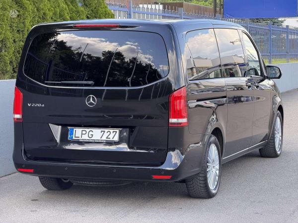 Black Mercedes-Benz Vito V220 2016 in Vilnius, with an engine capacity of 2.14 L and mileage of 146 thousand km for 26900 €, photo 4 on AUTOMOTO.COM.LV