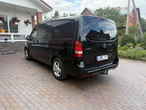 Black Mercedes-Benz Vito V220 2017 in Pasvalys, with an engine capacity of 2.14 L and mileage of 122 thousand km for 27800 €, photo 7 on AUTOMOTO.COM.LV