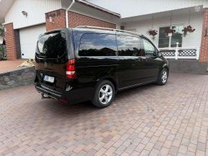 Black Mercedes-Benz Vito V220 2017 in Pasvalys, with an engine capacity of 2.14 L and mileage of 122 thousand km for 27800 €, photo 8 on AUTOMOTO.COM.LV