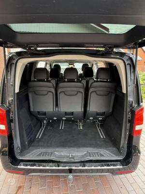 Black Mercedes-Benz Vito V220 2017 in Pasvalys, with an engine capacity of 2.14 L and mileage of 122 thousand km for 27800 €, photo 14 on AUTOMOTO.COM.LV