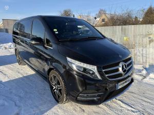 Black Mercedes-Benz Vito V220 2018 in Taurage, with an engine capacity of 2.14 L and mileage of 413 thousand km for 27830 €, photo 2 on AUTOMOTO.COM.LV