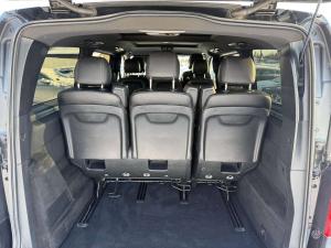 Black Mercedes-Benz Vito V220 2018 in Taurage, with an engine capacity of 2.14 L and mileage of 413 thousand km for 27830 €, photo 11 on AUTOMOTO.COM.LV