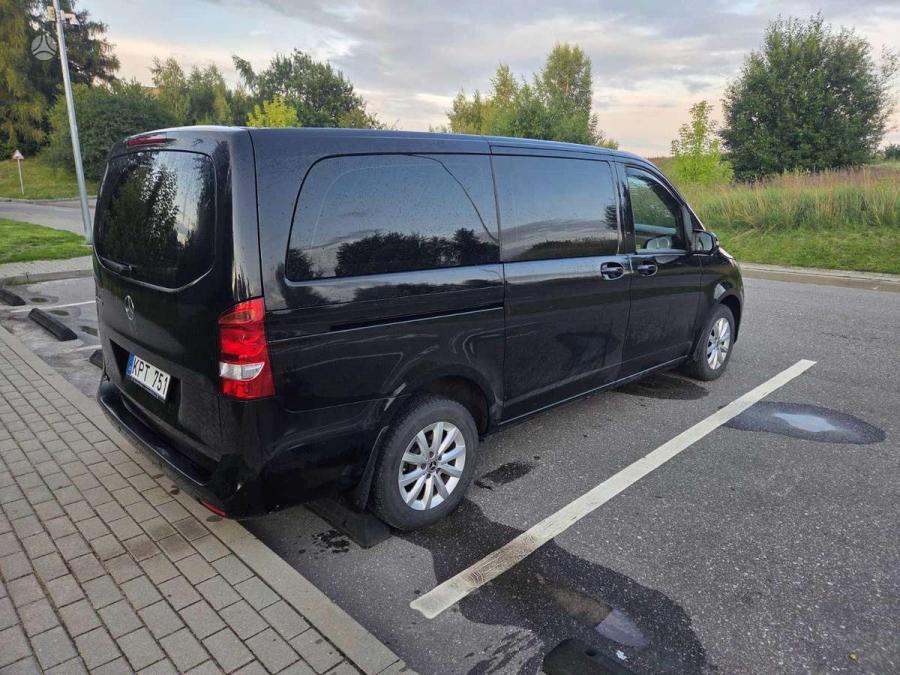 Черный Мерседес Vito V220 2018 в Вильнюс, объемом двигателя 2.14 л и пробегом 100 тыс. км за 34900 €, фото 7 на AUTOMOTO.COM.LV