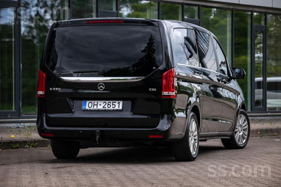 Черный Мерседес Vito V220 2015 в Тукумс, объемом двигателя 2.20 л и пробегом 269 тыс. км за 28500 €, фото 6 на AUTOMOTO.COM.LV