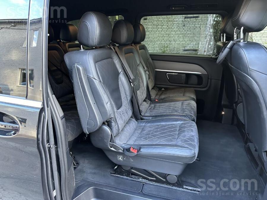 Black Mercedes-Benz Vito V220 2016 in Riga, with an engine capacity of 2.20 L and mileage of 350 thousand km for 27770 €, photo 16 on AUTOMOTO.COM.LV