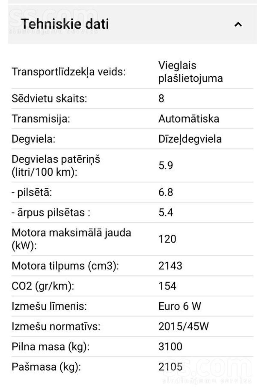 Melns Mercedes-Benz Vito V220 2018 Daugavpils, ar dzinēja tilpumu 2.10 L un nobraukumu 325 tūkst. km par 30000 €, foto 4 vietnē AUTOMOTO.COM.LV