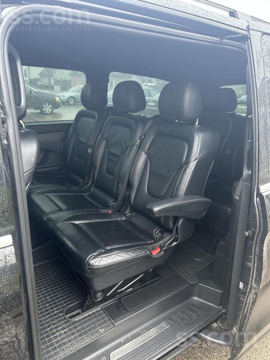 Melns Mercedes-Benz Vito V220 2018 Daugavpils, ar dzinēja tilpumu 2.10 L un nobraukumu 325 tūkst. km par 30000 €, foto 8 vietnē AUTOMOTO.COM.LV