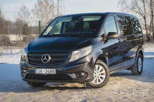 Black Mercedes-Benz Vito V220 2015 in Riga, with an engine capacity of 2.20 L and mileage of 206 thousand km for 14490 €, photo  on AUTOMOTO.COM.LV
