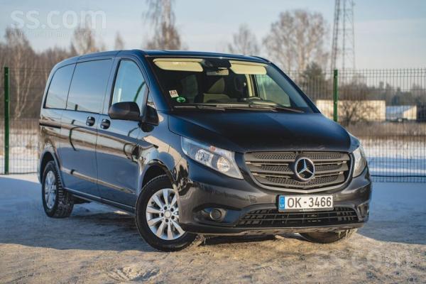 Черный Мерседес Vito V220 2015 в Рига, объемом двигателя 2.20 л и пробегом 206 тыс. км за 14490 €, фото 3 на AUTOMOTO.COM.LV